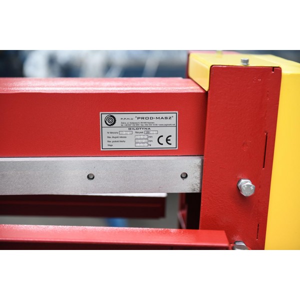 Hydraulische Tafelschere 2.5m, Schlagschere, Abkantbank Polen